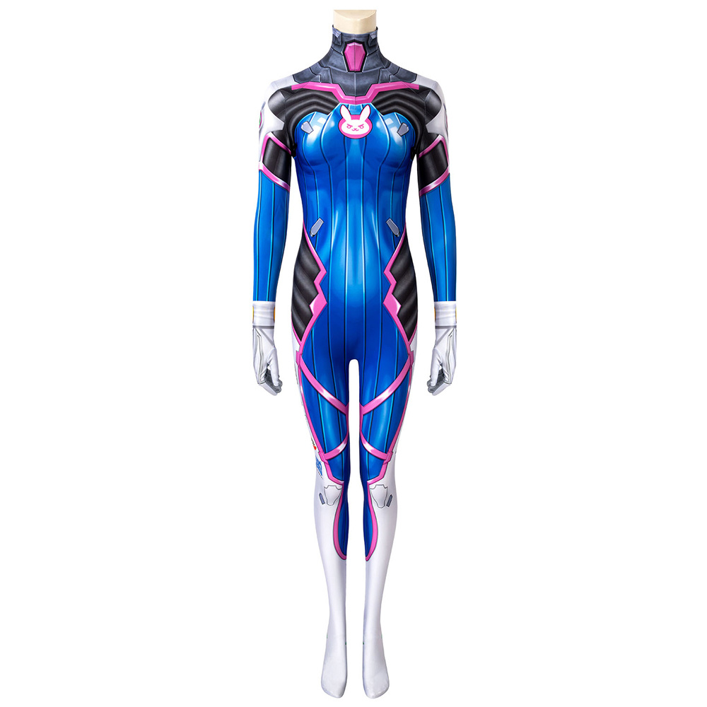 Overwatch D.Va Hana Song Cosplay Costume Jumpsuit C00022 - Best ...