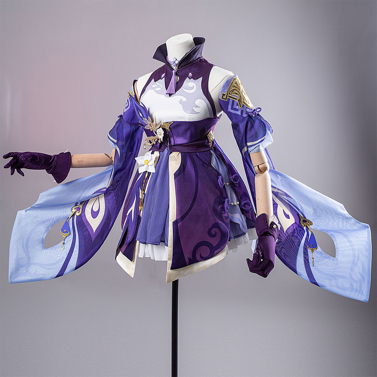 Genshin Impact Keqing Cosplay Costume Upgraded Version C07680-AAA ...