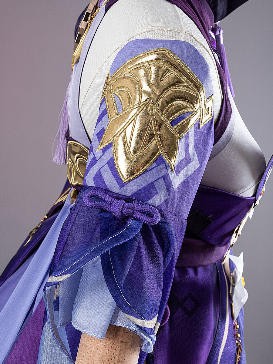 Genshin Impact Keqing Cosplay Costume Upgraded Version C07680-AAA ...