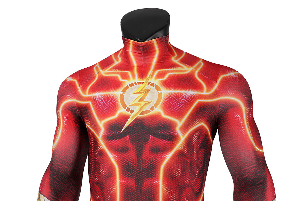 The Flash 2023 Barry Allen Flash Cosplay Costume Jumpsuit C08150 - Best ...