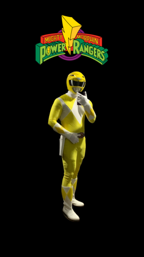 Mighty Morphin Power Rangers Yellow Ranger Cosplay Costume C08886 Male ...