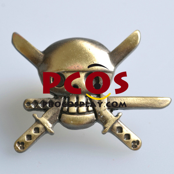 ONE PIECE Shanks Skull badge Copper Brooch Breastpin 15pcs of set ...