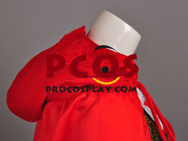 Once Upon a Time Ruby's Red Riding Hood Damask Cloak Cosplay Costume ...