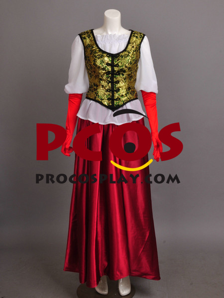 Once Upon a Time Ruby's Red Riding Hood Damask Cloak Cosplay Costume ...