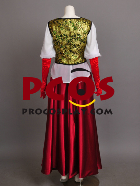 Once Upon a Time Ruby's Red Riding Hood Damask Cloak Cosplay Costume ...