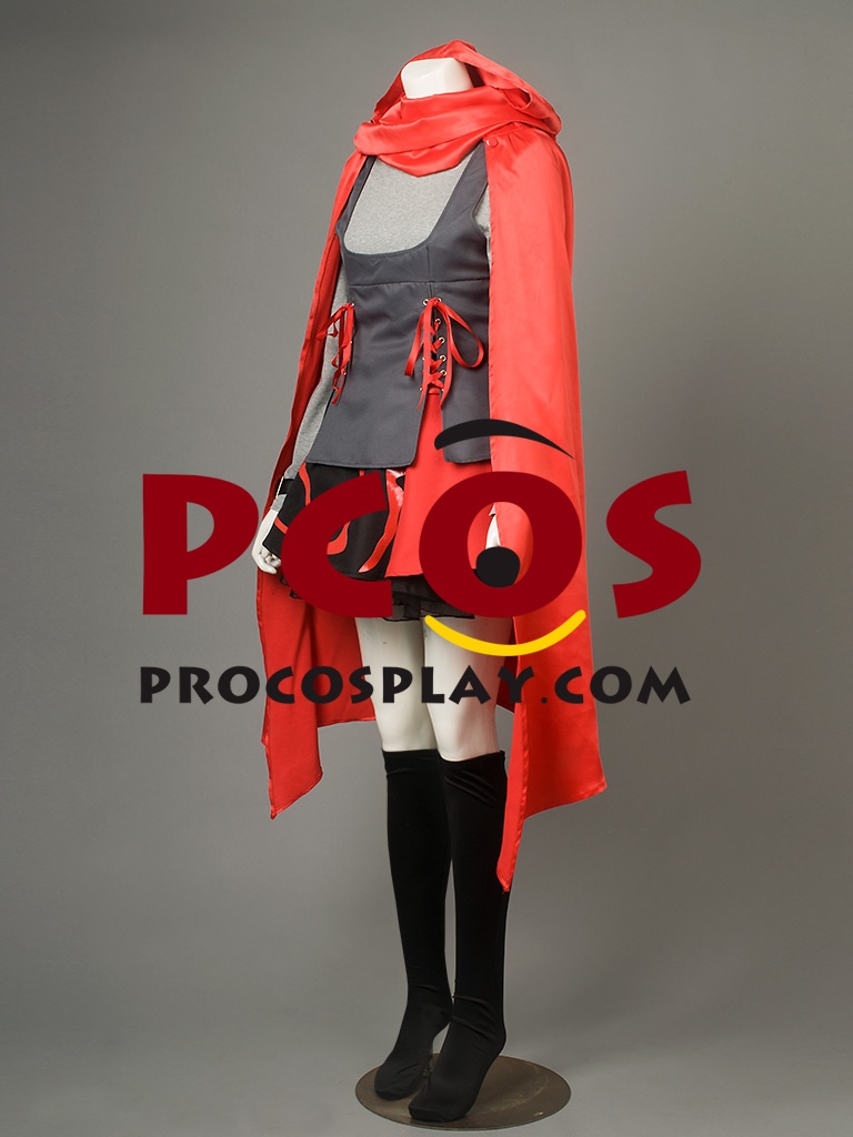 RWBY-Red Trailer Season 2 Ruby Rose Cosplay Halloween Costume for Girls ...