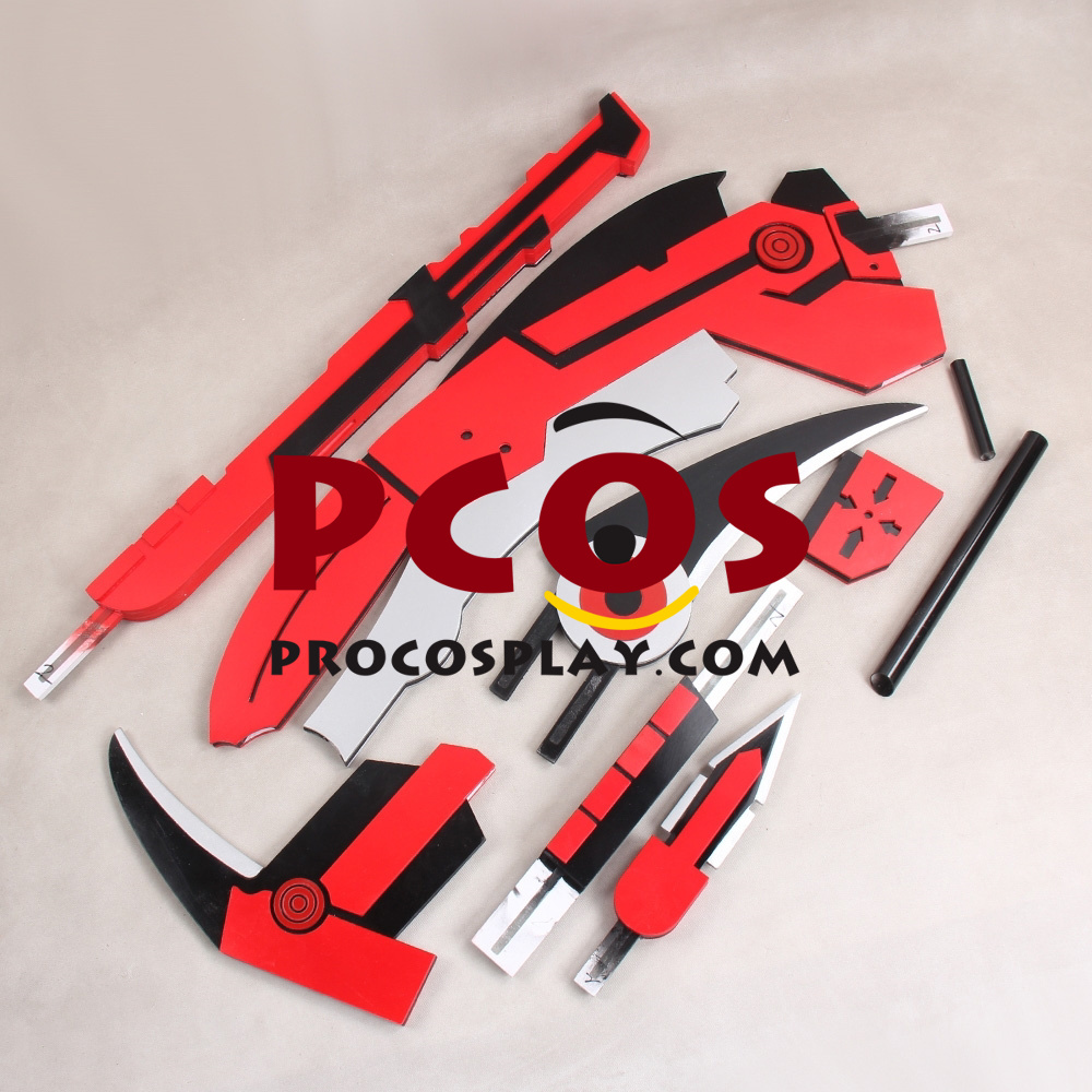 Updated RWBY Red Trailer Ruby Weapon Crescent Rose Cosplay mp003299 ...
