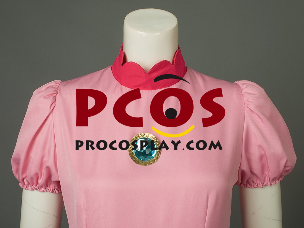 Super Mario Bros Princess Peach Pink Cosplay Costume mp003319 - Best ...
