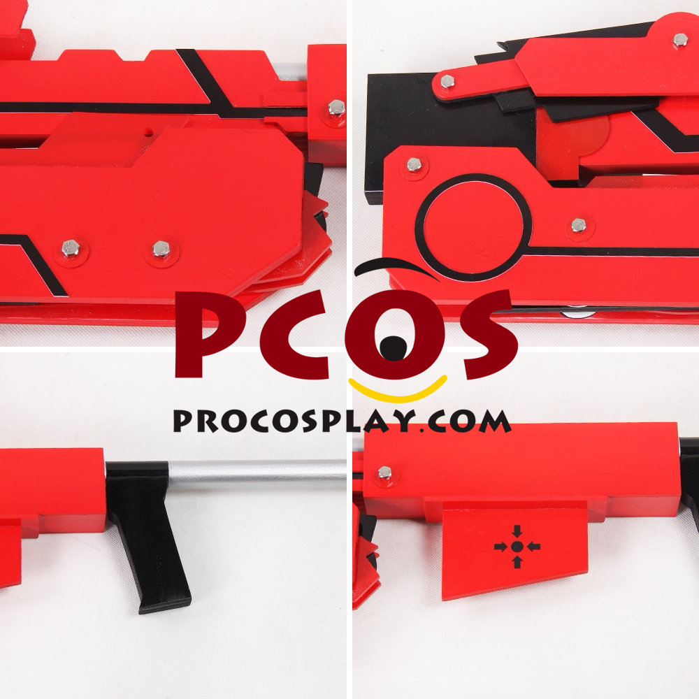 Nuevo RWBY Ruby Rose Cosplay Rifle de francotirador plegable Crescent ...