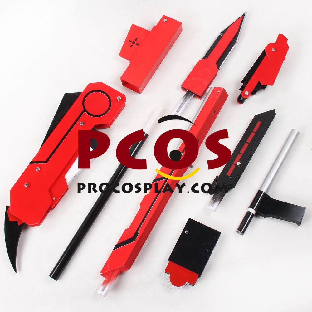 New RWBY Ruby Rose Cosplay Foldable Crescent Rose Sniper Rifle mp003576 ...