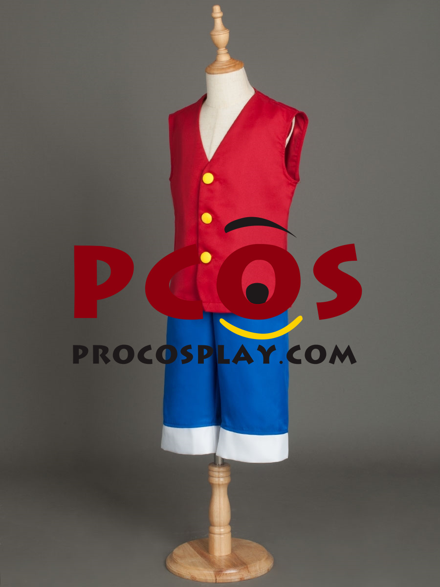 D. Monkey Luffy Cosplay Costumes From One Piece For Kids mp004112 ...