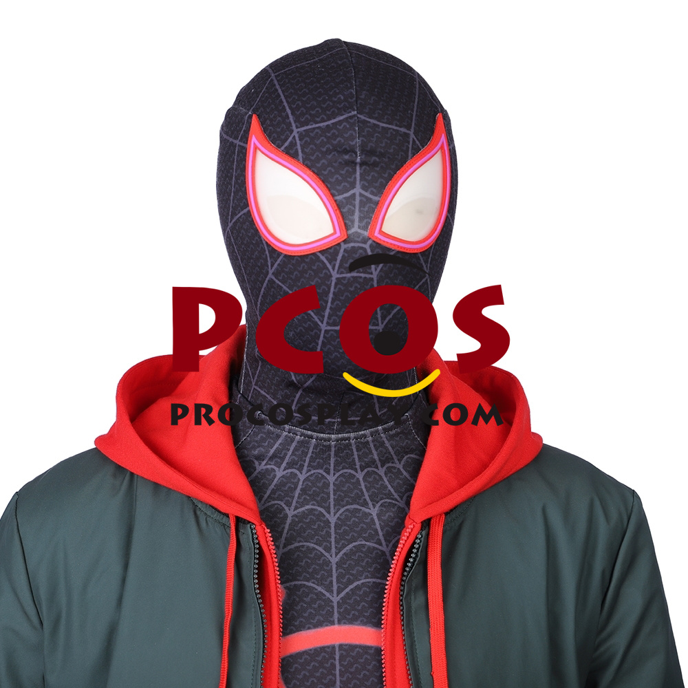 Movie Into the Spider-Verse 2 Miles Morales Little Black Spider Cosplay ...