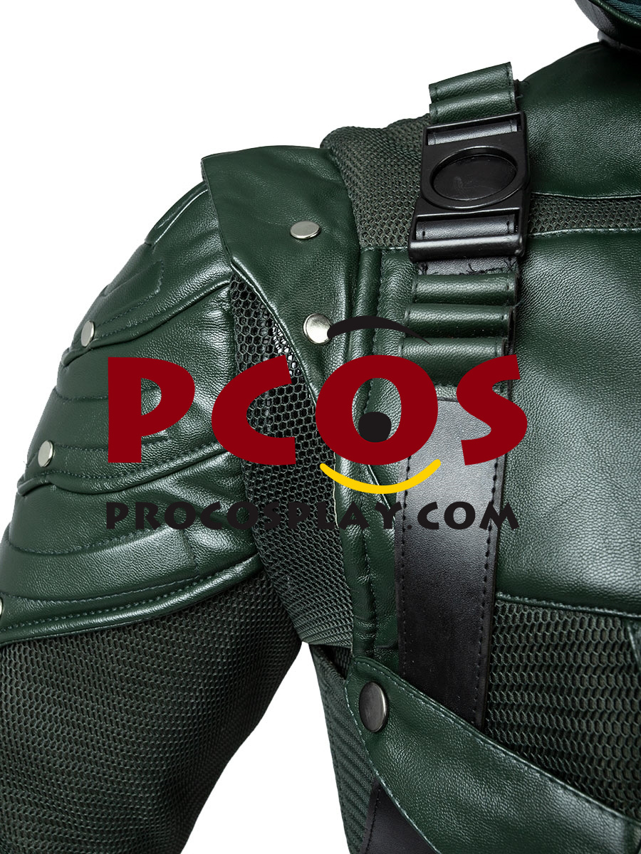 Mens' Superhero Green Arrow Season 5 Oliver Queen Cosplay Costume ...