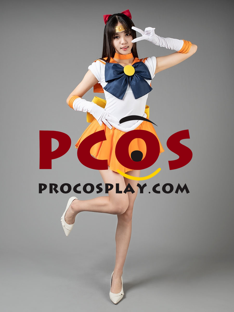 Ready to Ship Sailor Moon Sailor Venus Aino Minako Cosplay Costumes For ...