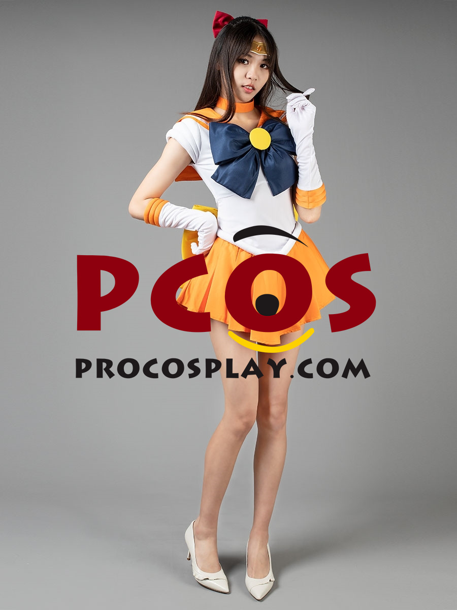 Ready to Ship Sailor Moon Sailor Venus Aino Minako Cosplay Costumes For ...