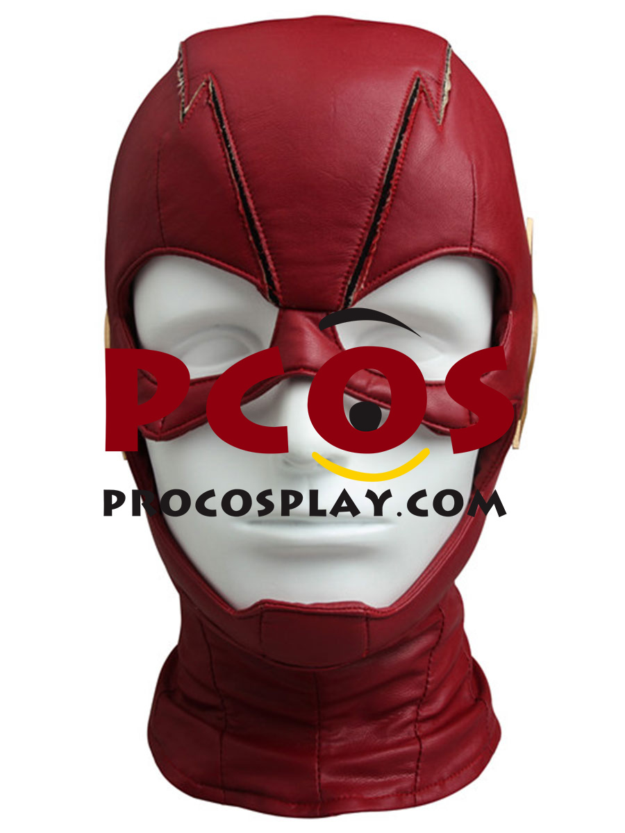 The Flash Season 4 Barry Allen Leather Hood Version Coaplay Costume For ...