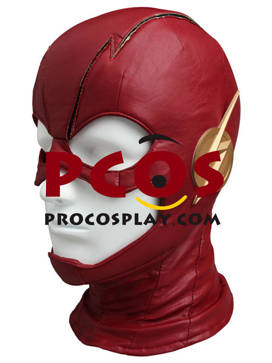 The Flash Season 4 Barry Allen Leather Hood Version Coaplay Costume For ...