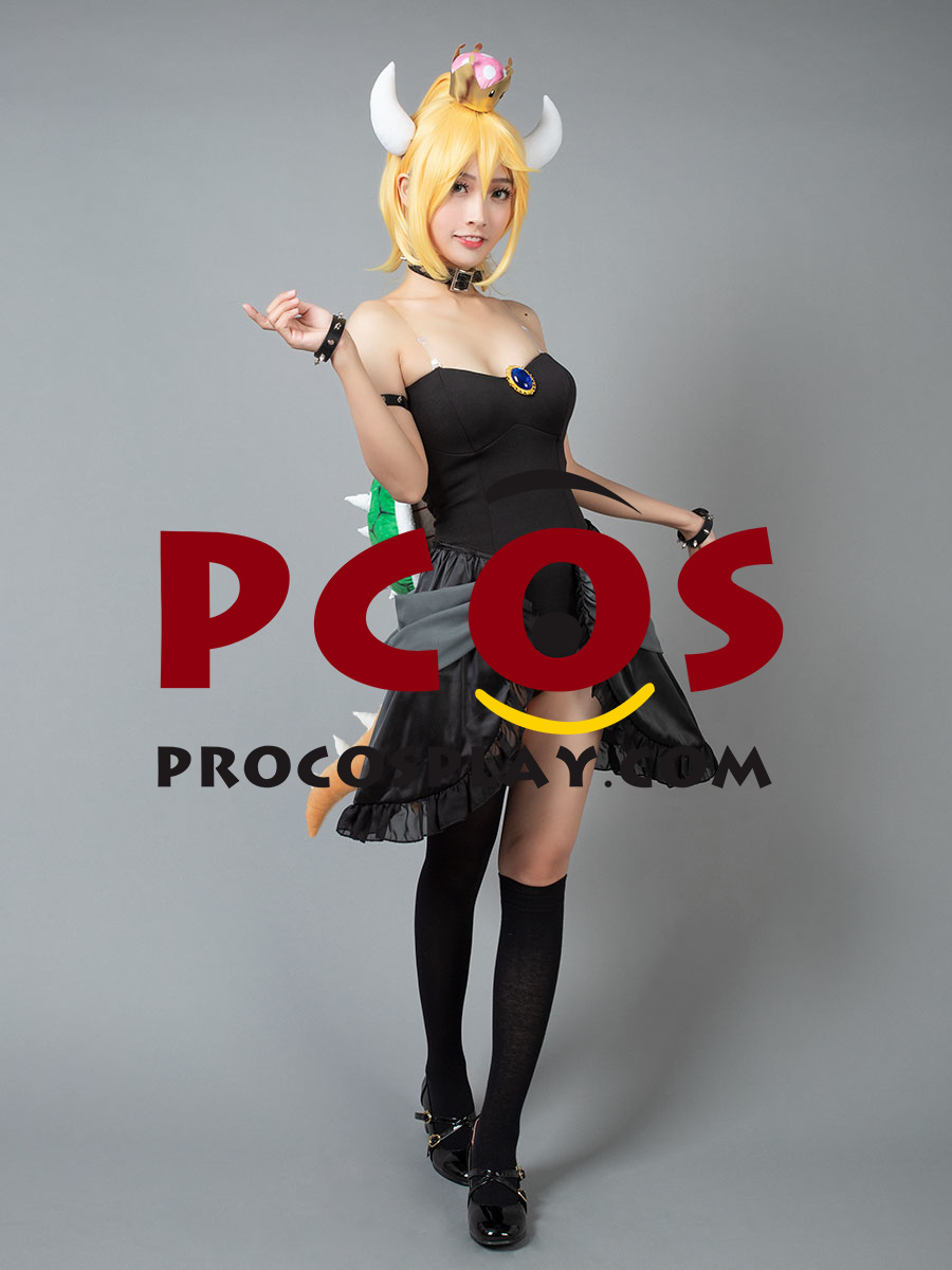 Ready to Ship Super Mario Bros Princess Bowser Bowsette Cosplay Costume ...