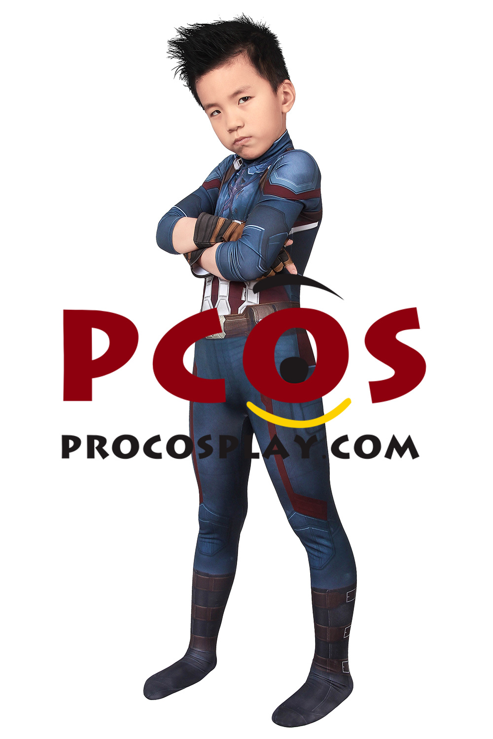 Infinity War Captain America Steve Rogers Cosplay Costume For Kids ...