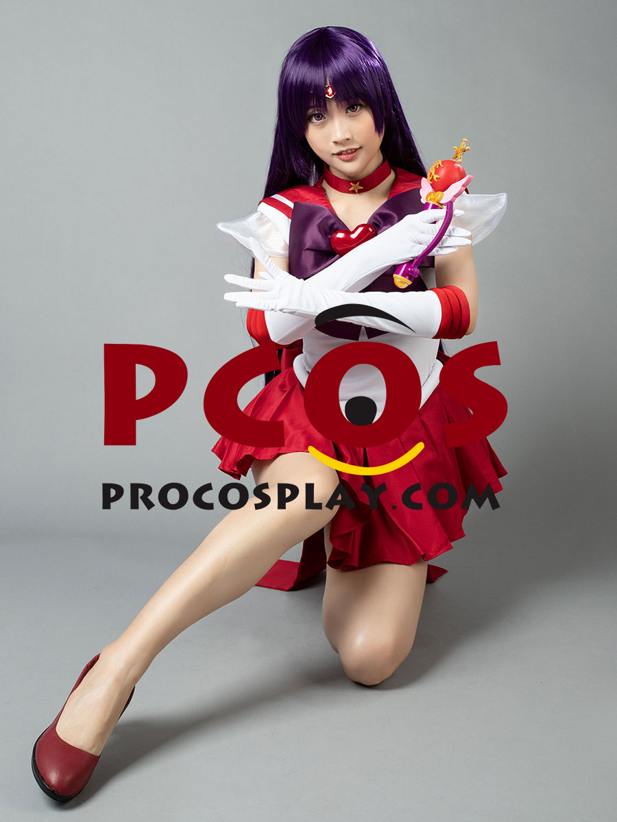 Sailor Moon Super S Film Sailor Mars Rei Hino Raye Cosplay Costumes