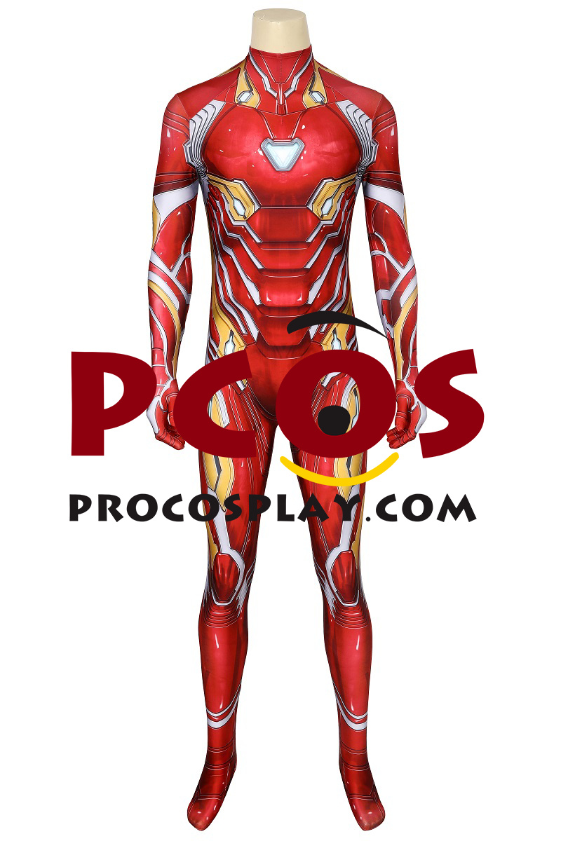 Avengers Infinity War Iron Man Tony Stark Nanotech Suit Cosplay Costume ...