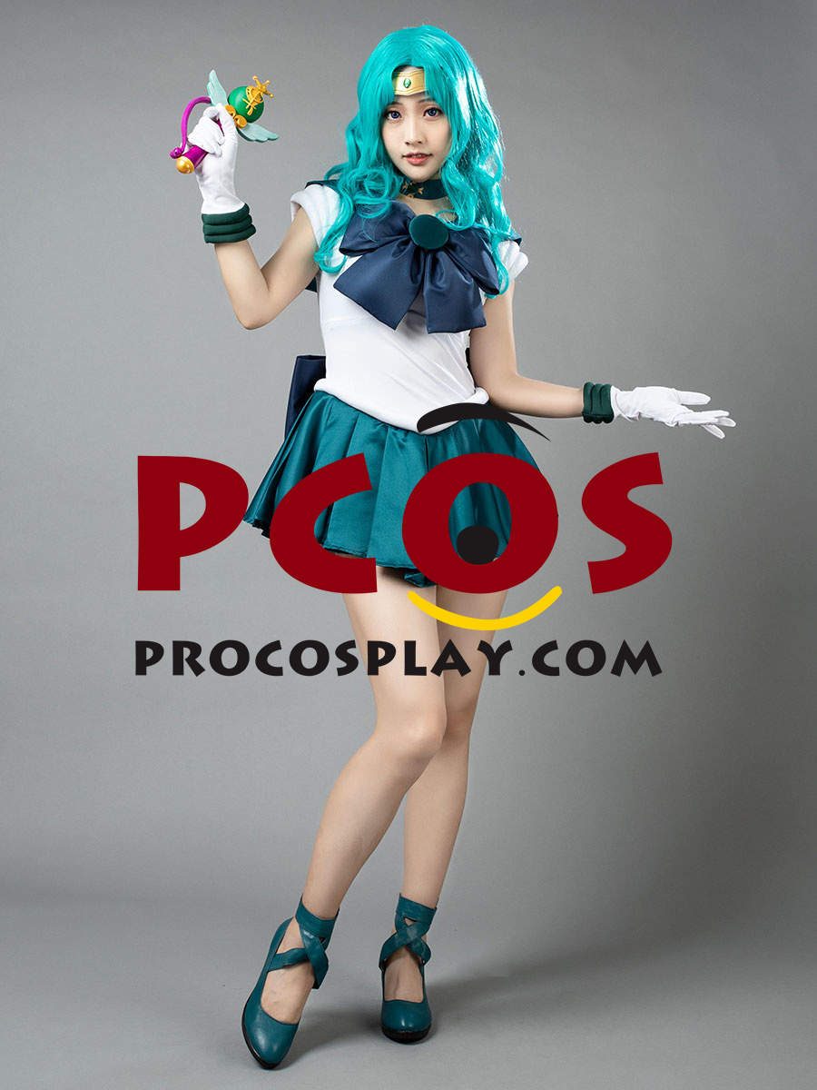 Sailor Moon Sailor Neptune Kaiou Michiru Cosplay Costume Set mp000515 ...