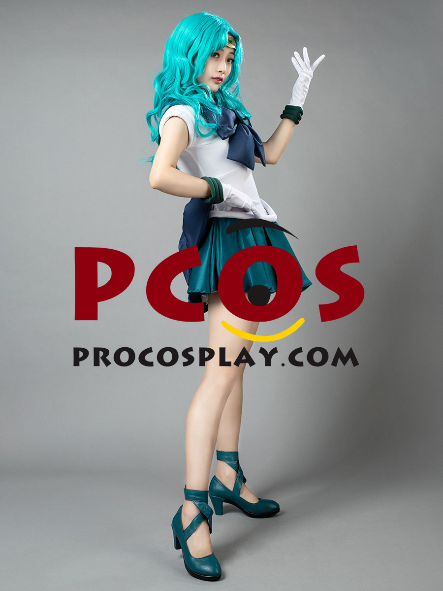 Sailor Moon Sailor Neptune Kaiou Michiru Cosplay Costume Set mp000515 ...