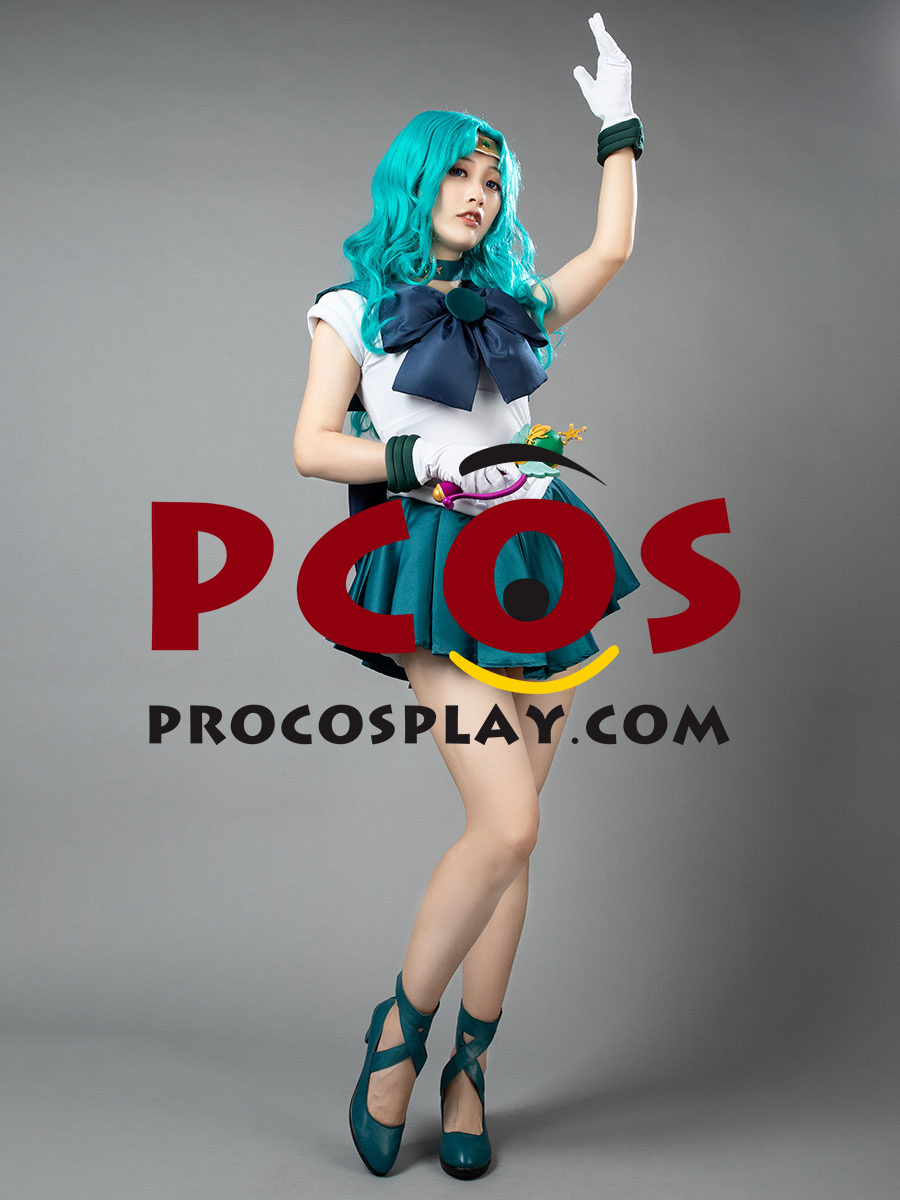 Sailor Moon Sailor Neptune Kaiou Michiru Cosplay Costume Set mp000515 ...