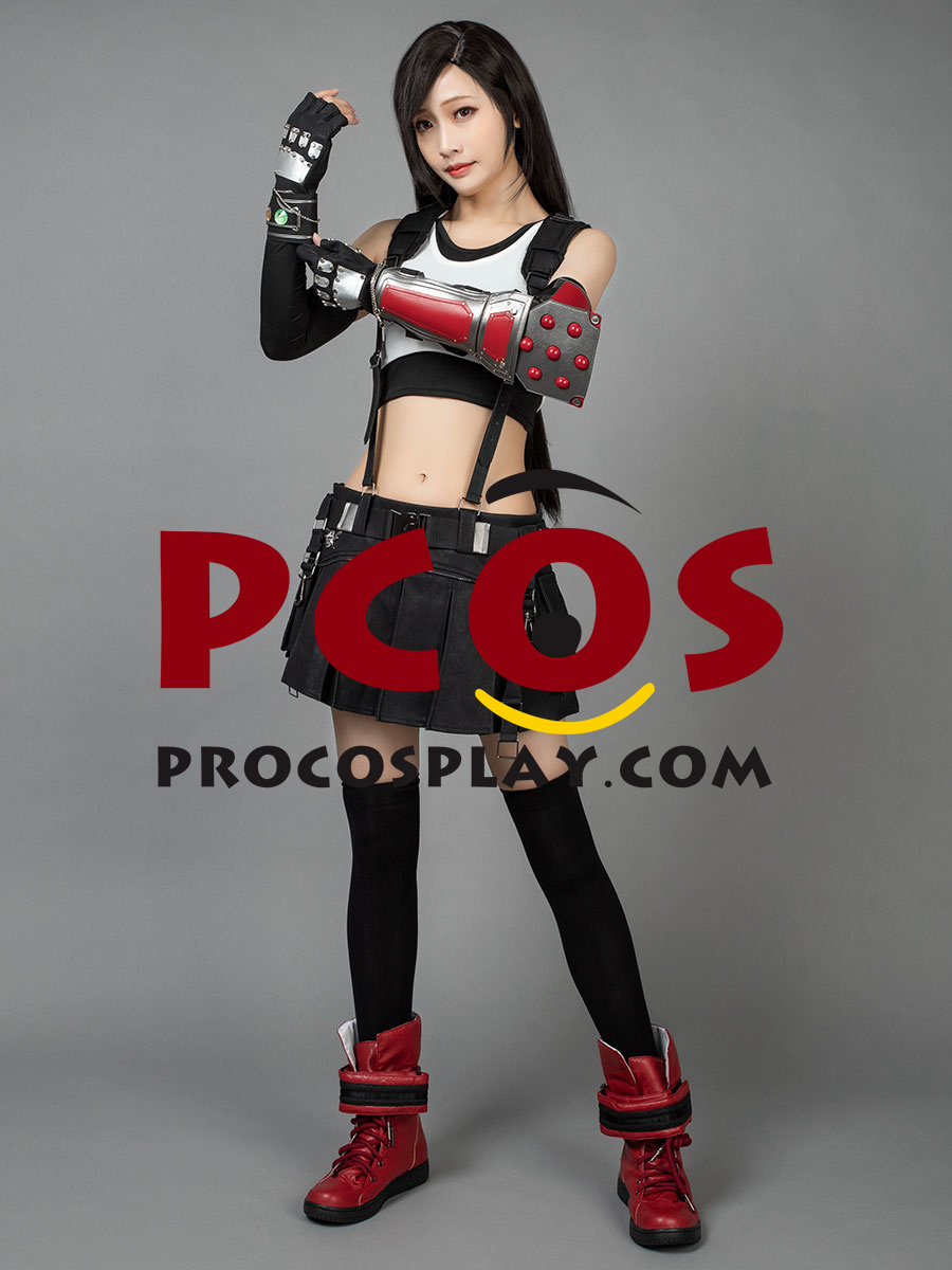 High Quality Final Fantasy VII Remake Tifa Lockhart Cosplay Costume for ...