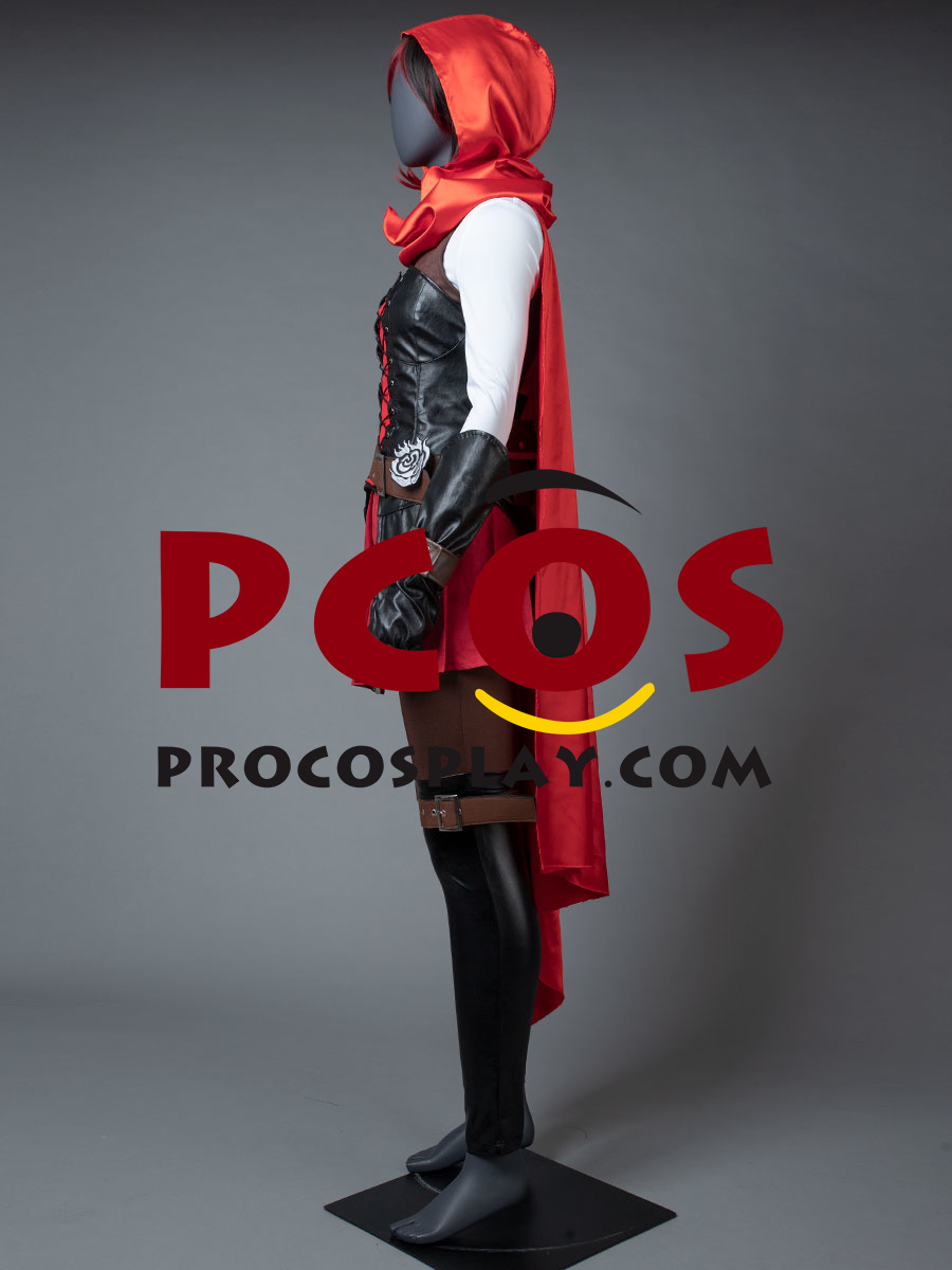 Anime RWBY Volume.7 Season 7 Red Ruby Rose Cosplay Costume for Girls ...