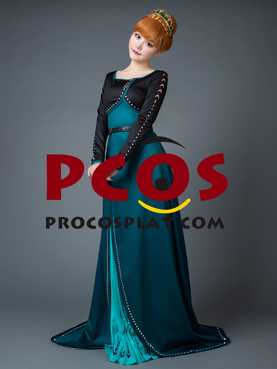 Frozen 2 Anna Princess Queen Dress Cosplay Costume Best Profession
