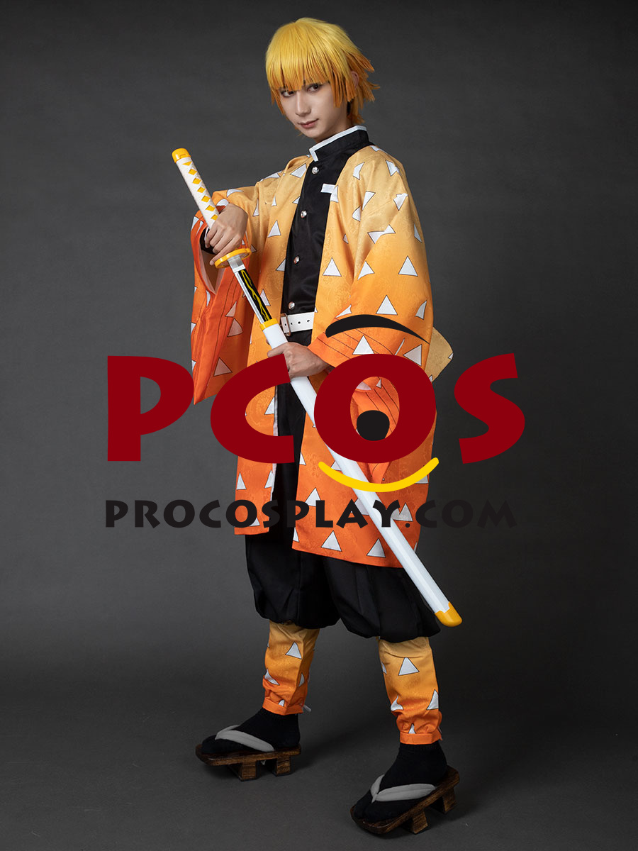 Ready to Ship Demon Slayer: Kimetsu no Yaiba Agatsuma Zenitsu Haori ...