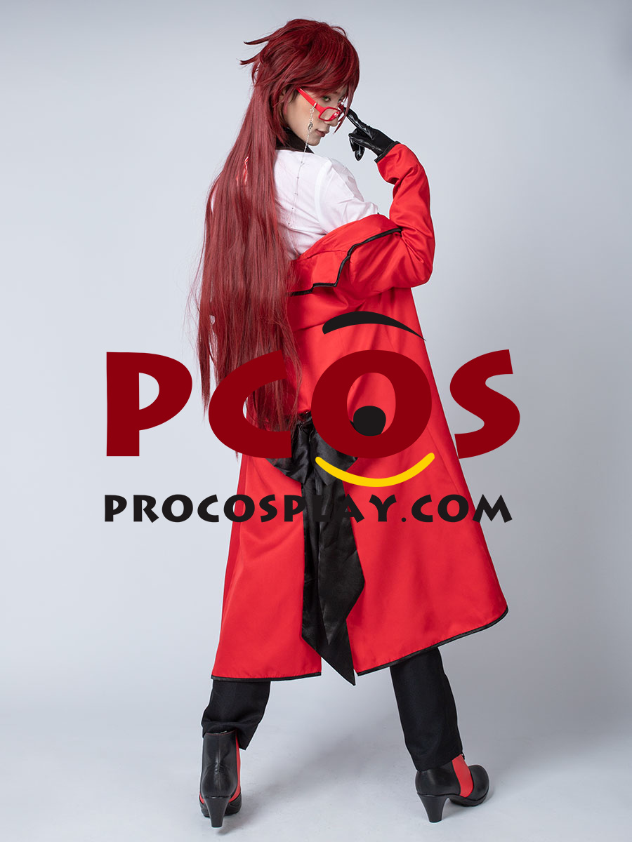 Black Butler-Kuroshitsuji Grell Sutcliff Costume For Sale - Best ...