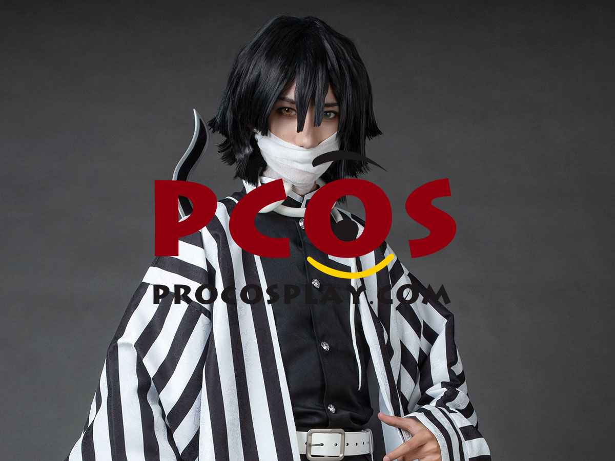Demon Slayer: Kimetsu no Yaiba Iguro Obanai Haori Cosplay Costume ...