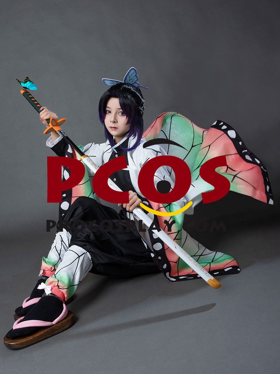 Demon Slayer: Kimetsu no Yaiba Kochou Shinobu Haori Cosplay Costume ...