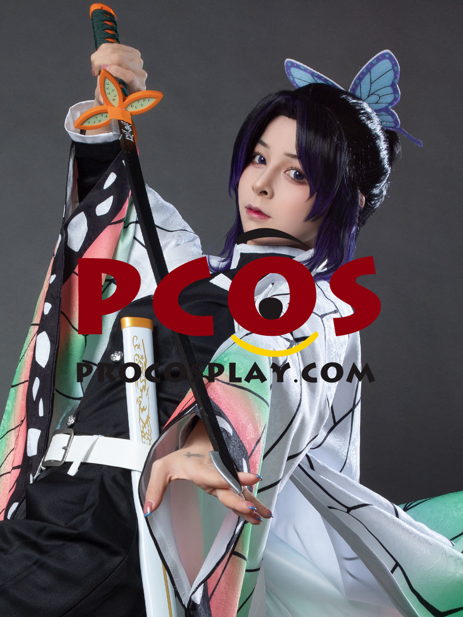 Demon Slayer: Kimetsu no Yaiba Kochou Shinobu Haori Cosplay Costume ...