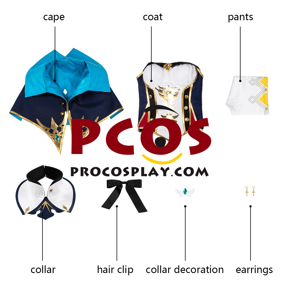 Genshin Impact Jean Cosplay Costume C00131 - Best Profession Cosplay ...