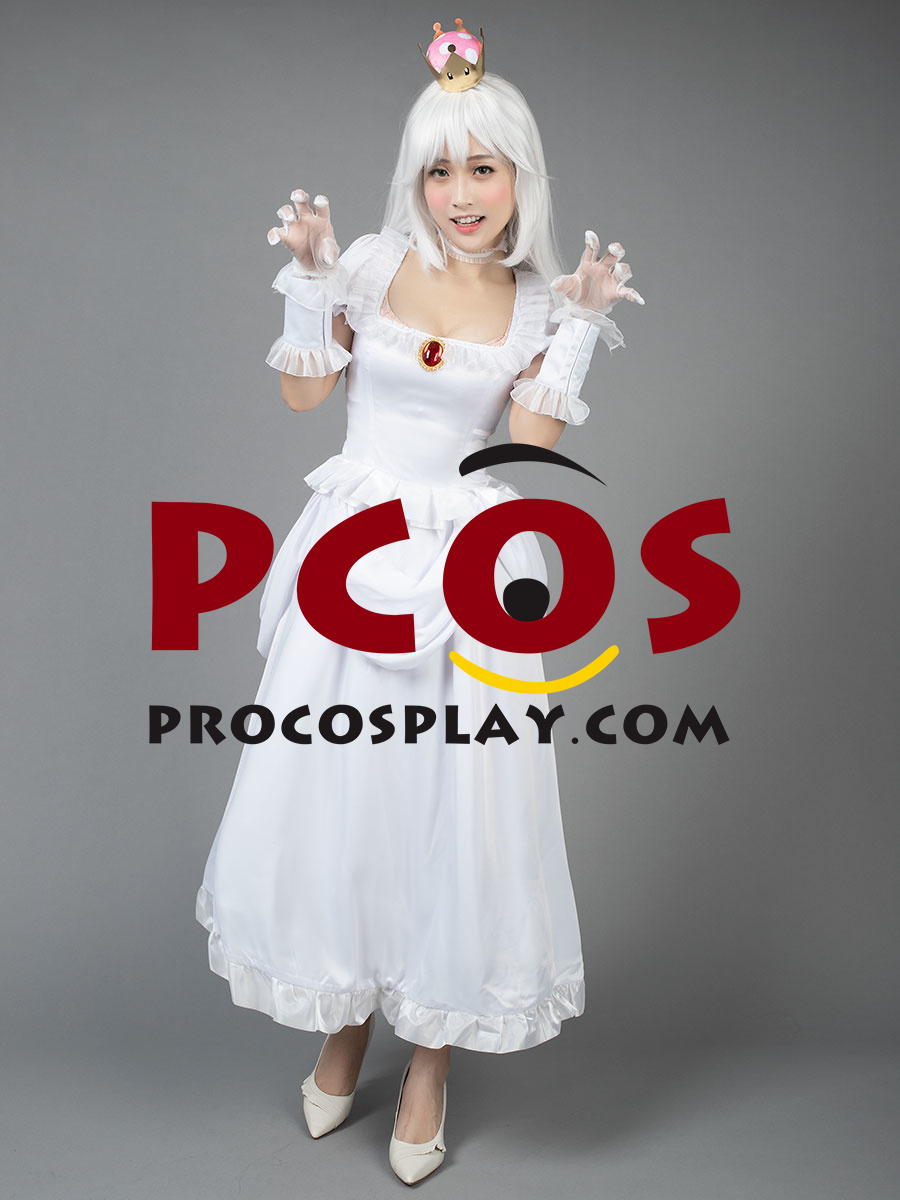 Ready to Ship Super Mario Bros Princess Boosette King Boo Cosplay ...