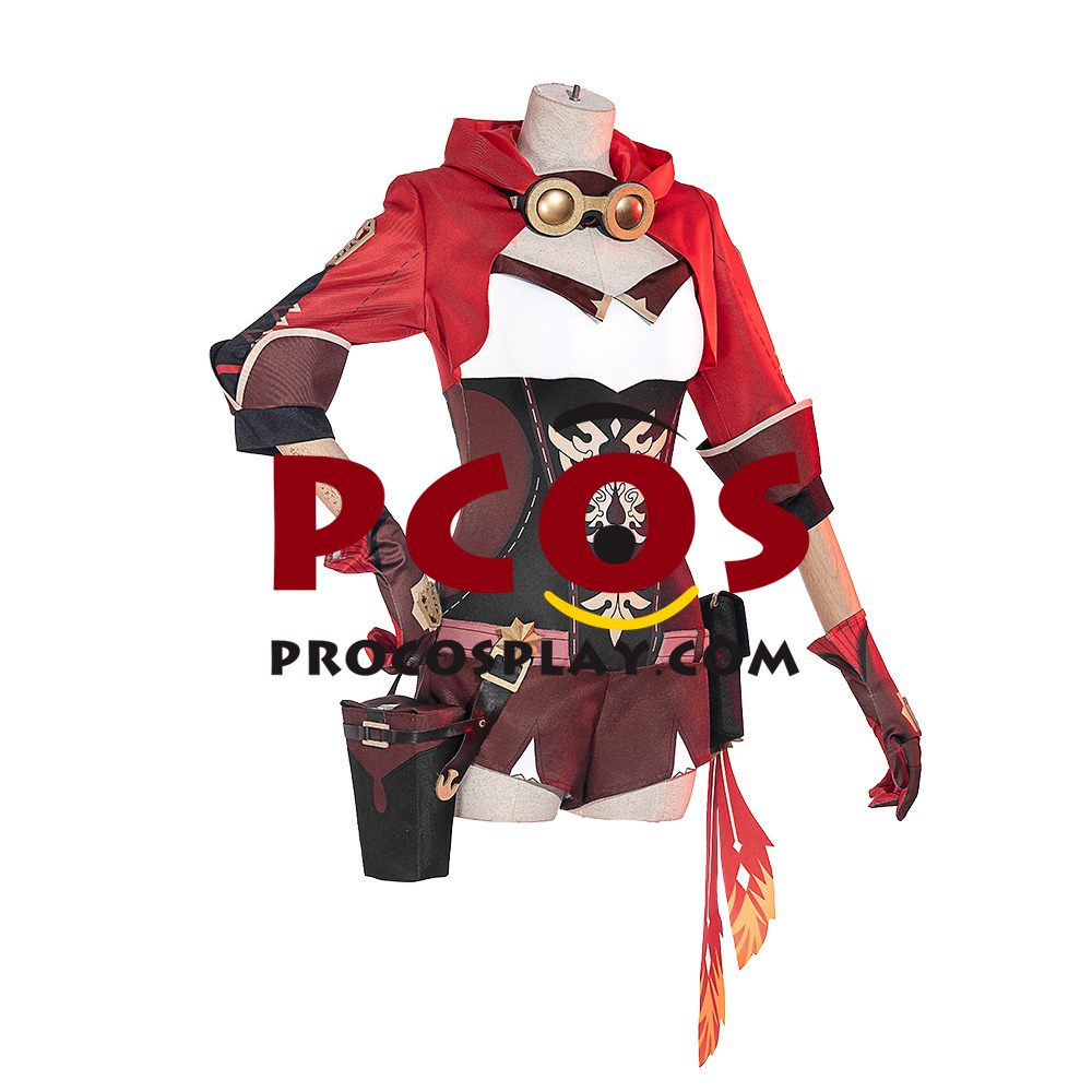 Genshin Impact Gliding Champion Amber Cosplay Costume C00159 - Best ...