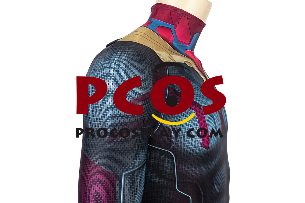 Infinity War Vision Cosplay Costume 3D Jumpsuit C00254 - Best ...