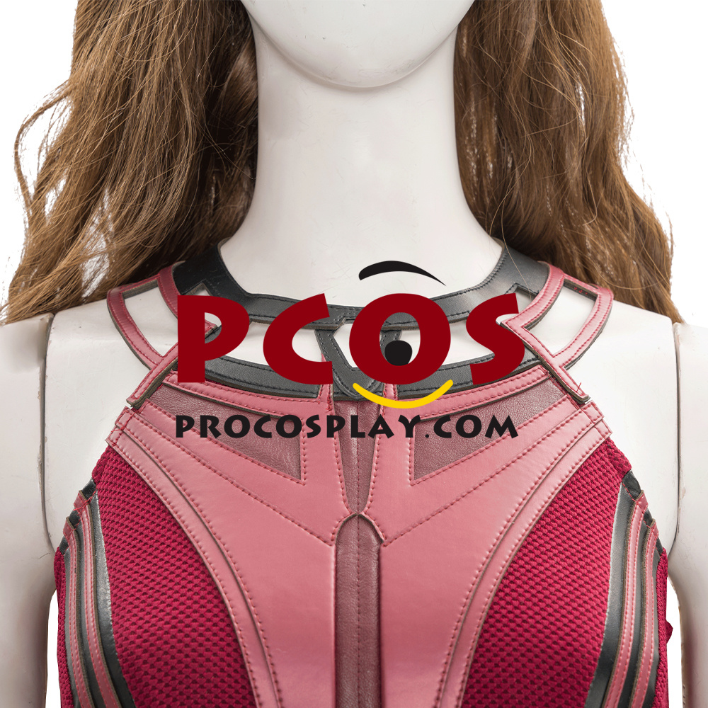 New Show WandaVision Scarlet Witch Wanda Finale Cosplay Costume C00305 ...