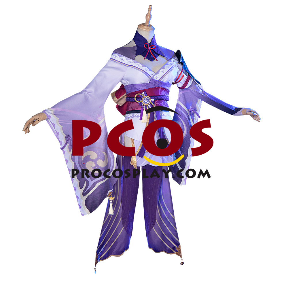Genshin Impact Baal Electro Archon Raiden Shogun Cosplay Costume C00685 ...