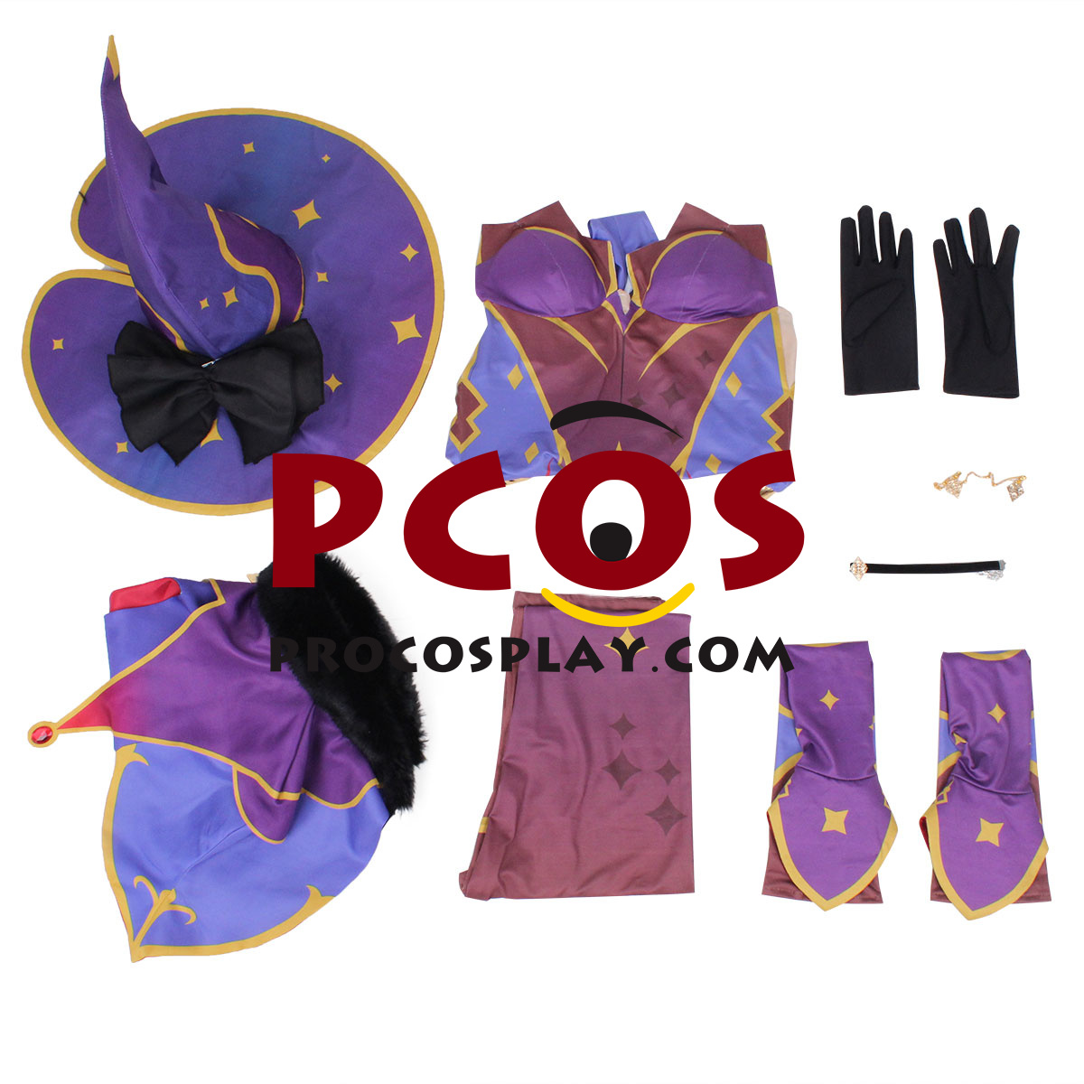 Ready to Ship Genshin Impact Mona Cosplay Costume Upgraded Version ...