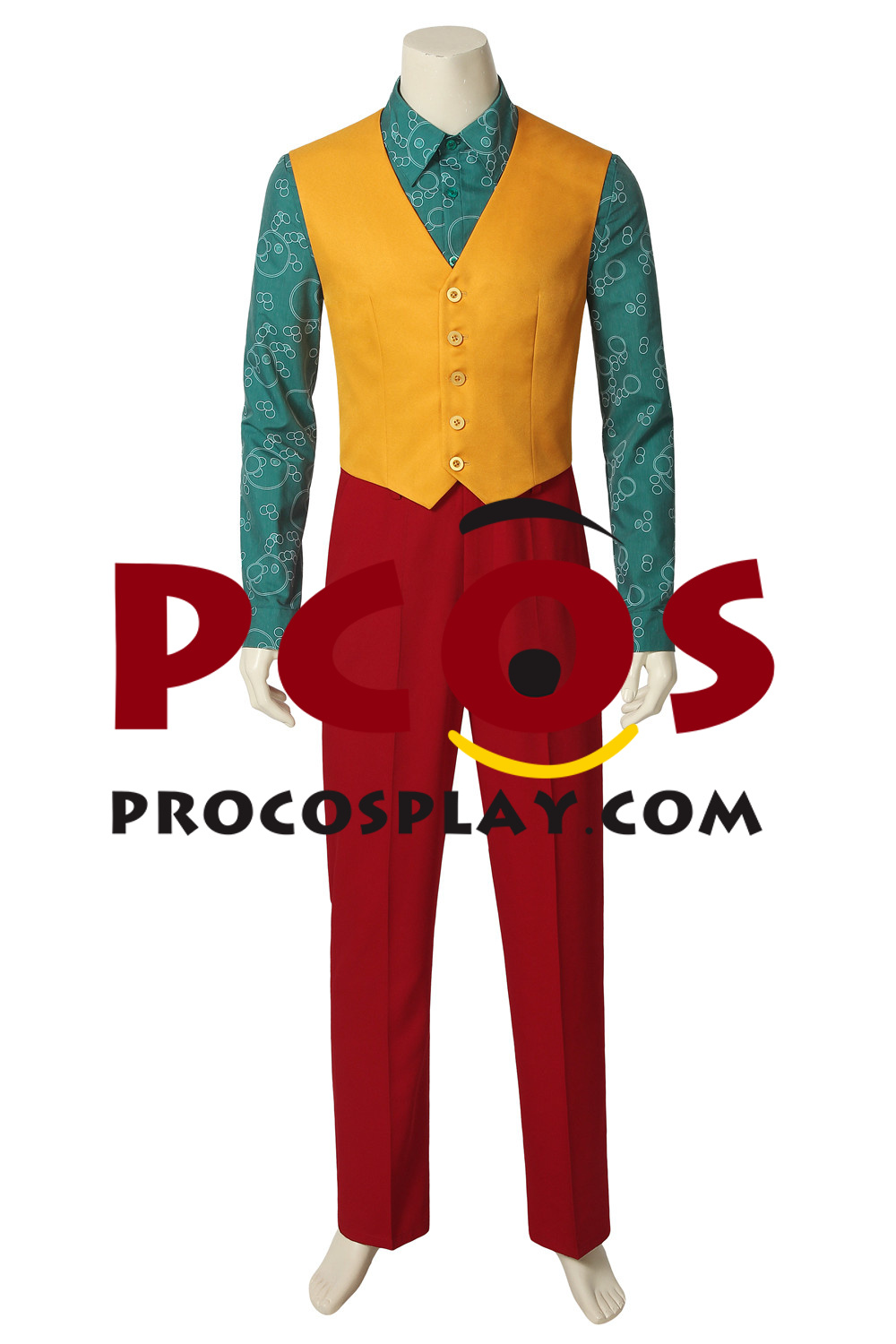 The Joker 2019 Arthur Fleck Red Joker Cosplay Costume C00821 - Best ...