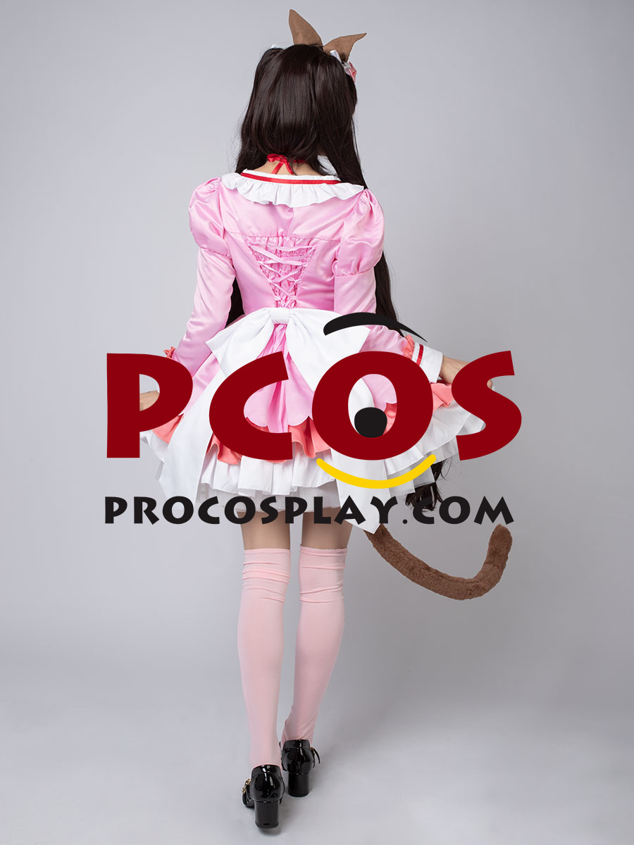 Nekopara Chocola Cosplay Costume Pink Maid Outfit C00657_All - Best ...