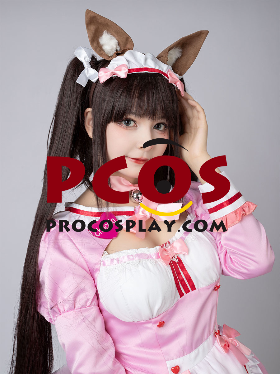 Nekopara Chocola Cosplay Costume Pink Maid Outfit C00657_All - Best ...