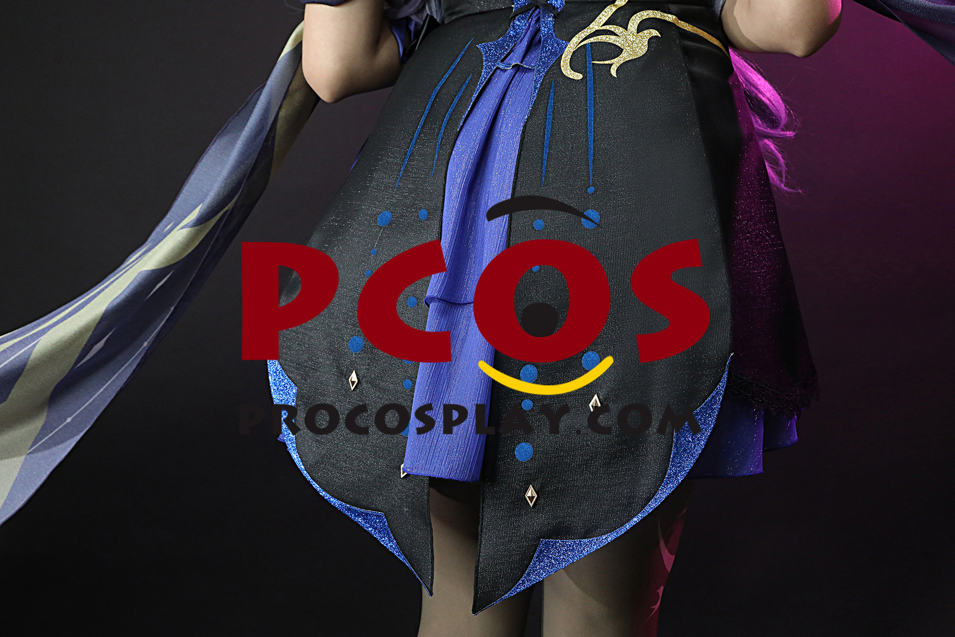 Genshin Impact Keqing Opulent Splendor Skin Cosplay Costume C00909 ...