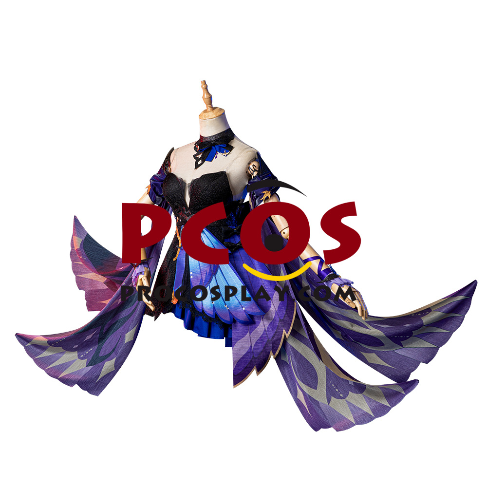 Genshin Impact Keqing Opulent Splendor Skin Cosplay Costume C00935 New ...