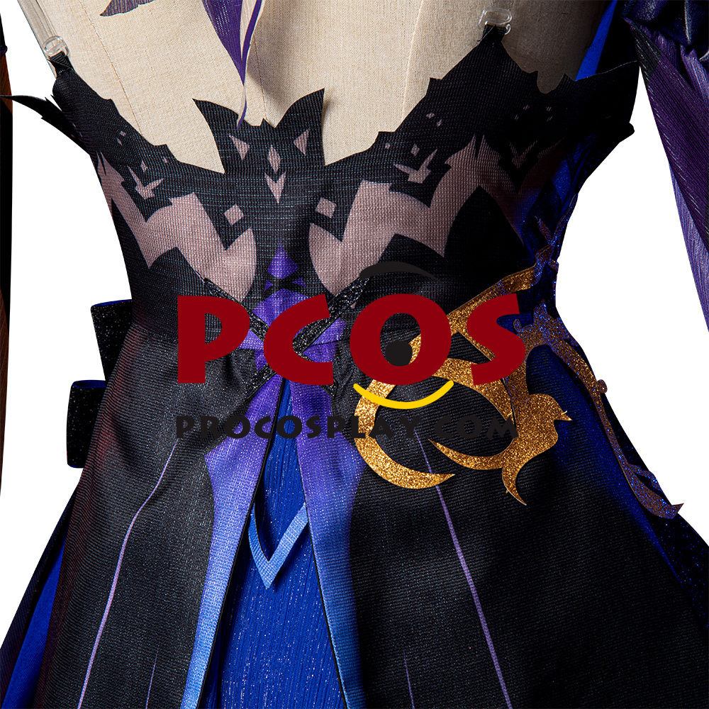 Genshin Impact Keqing Opulent Splendor Skin Cosplay Costume C00935 New ...