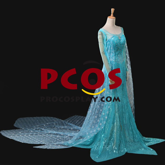 Realistic detailing Disney Animated Movie Frozen Queen Elsa Cosplay ...